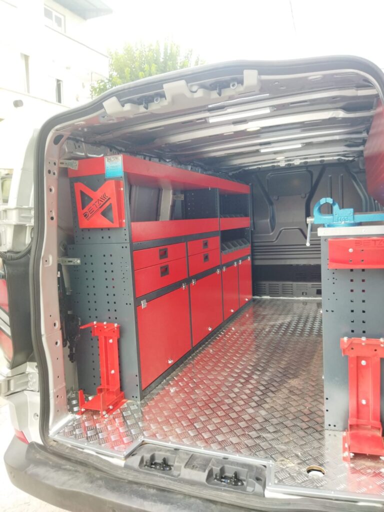 Experience the Ease of Mobile Workshop with Vehicle Racks - Detay Endüstri